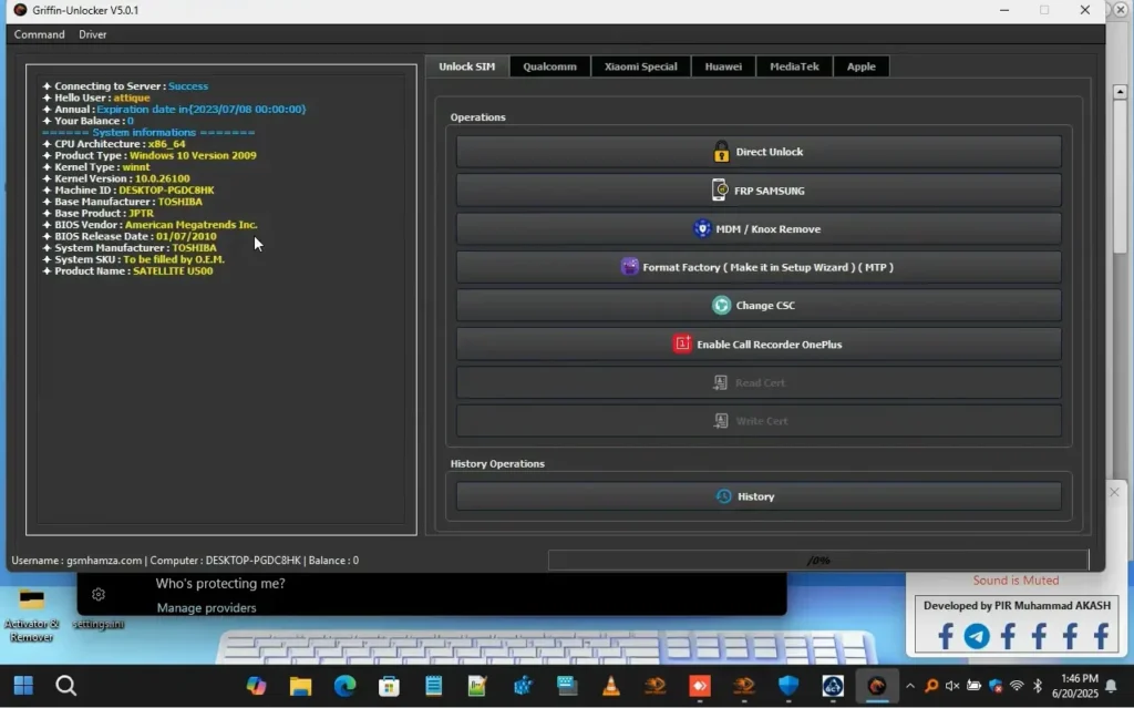 Download Griffin Unlocker V5.0.1 Full Setup (No Dongle Needed)