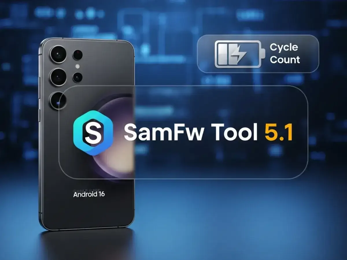 Download SamFw FRP Tool v5.1 – One Click FRP Remove (Android 16)