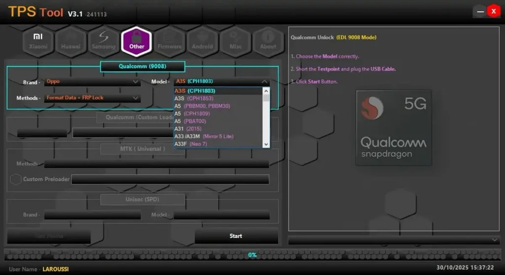 Download TPS Tool V3.1 (No Dongle) – Xiaomi Unlock & Fix Tool