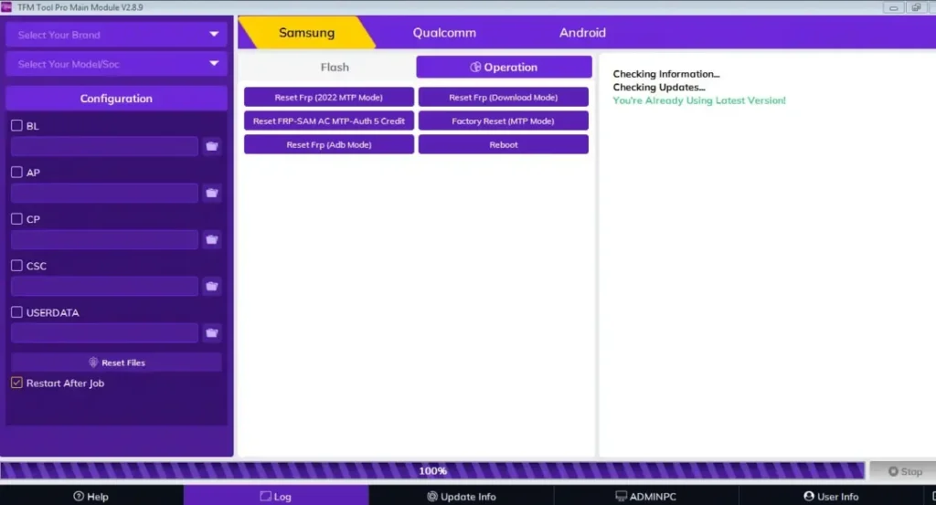 TFM Tool Pro Main Module V2.7.4 Free Download (by GCT Team)